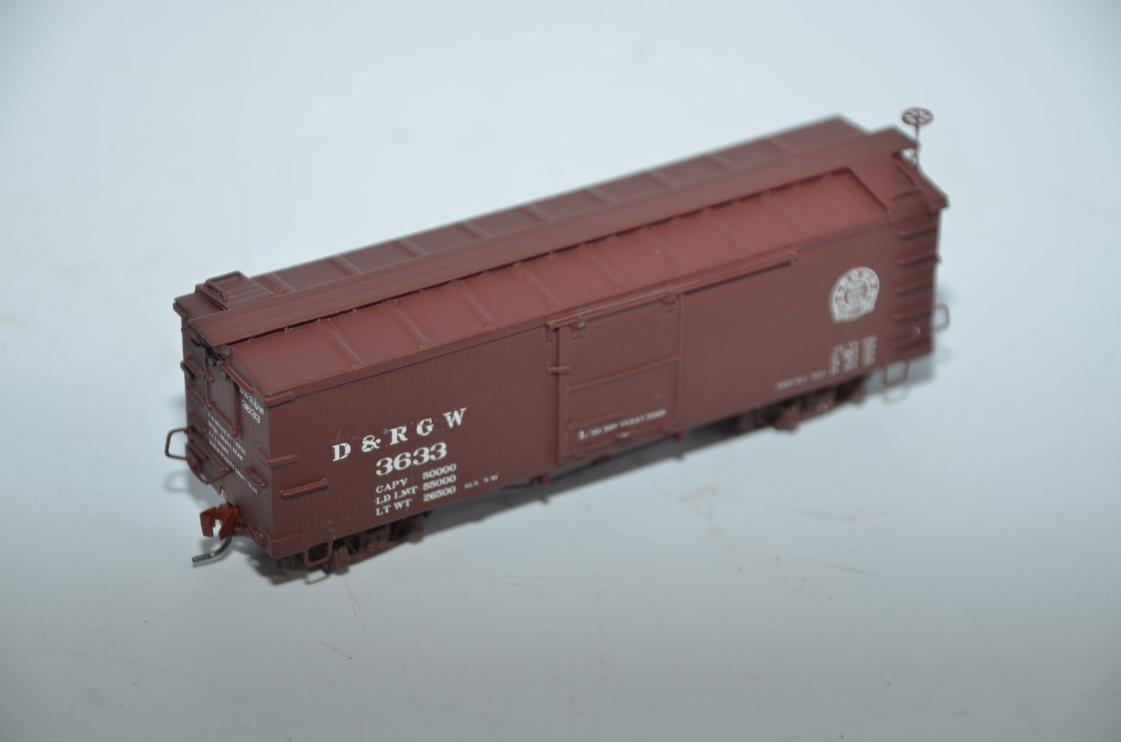 Empire Midland/oriental Brass Denver And Rio Grande Western Wood Boxcar ...