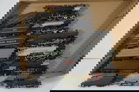 Seven Working Varney Steam Locomotives Prr/bo/up Ho Scale