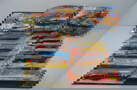 18 Assorted Die Cast Semi Trucks-trailers-loads Auction