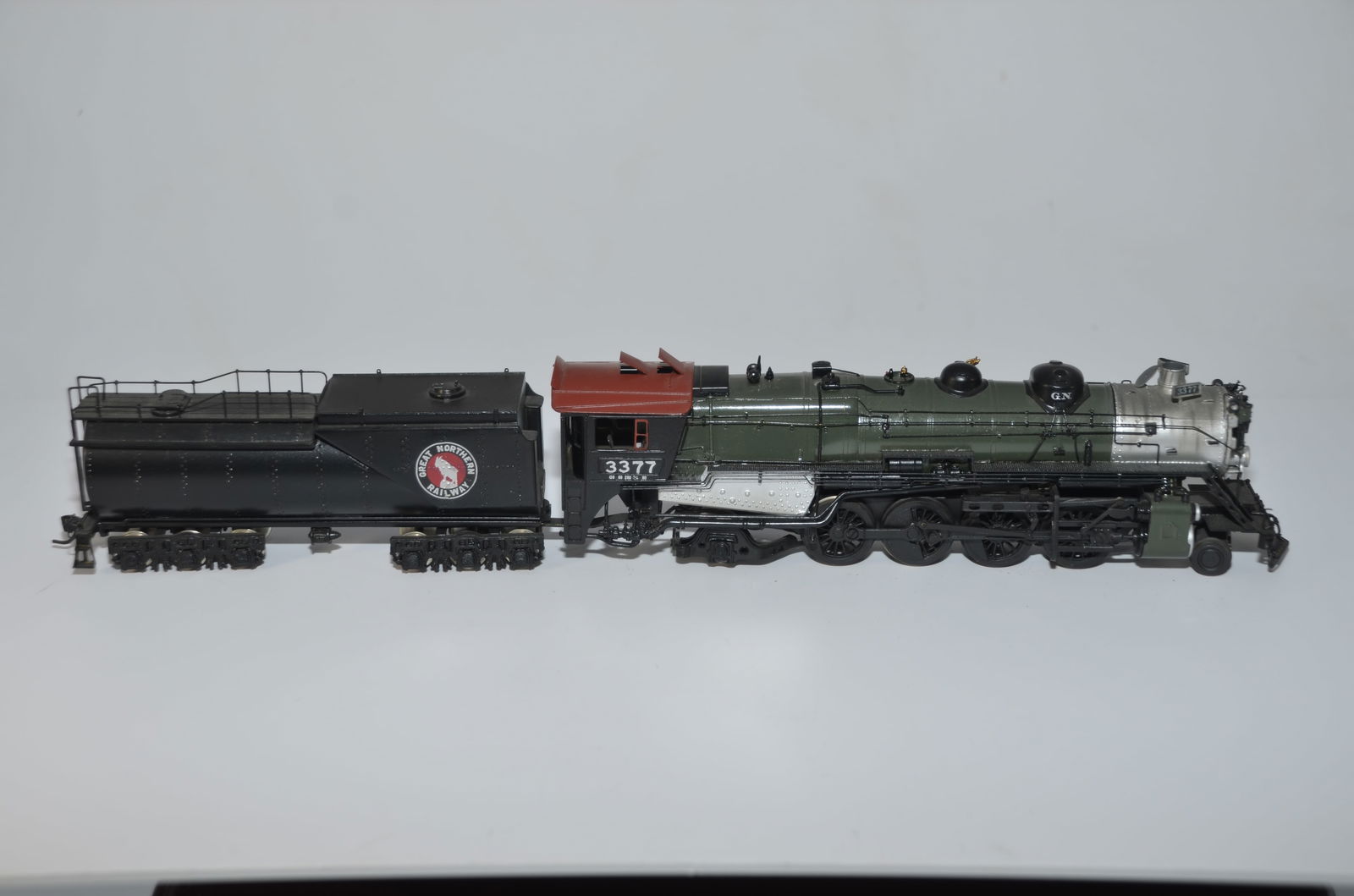 Great Northern Rr 2-8-2 Mikado Steam Locomotive #3377-tenshodo Brass ...