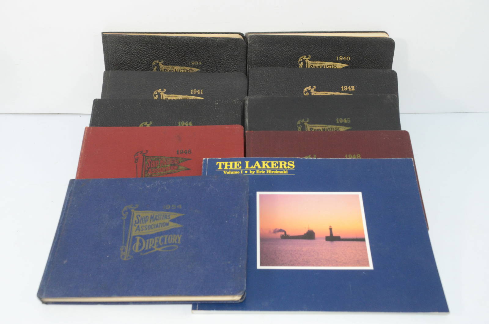 Great Lakes Shipmasters Association Directories 1934-1954 Auction