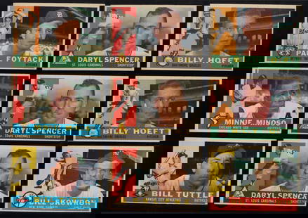 Lot Of 9 Topps Baseball Cards From 1960 Joe Amalfitano, Buddy Gilbert ...