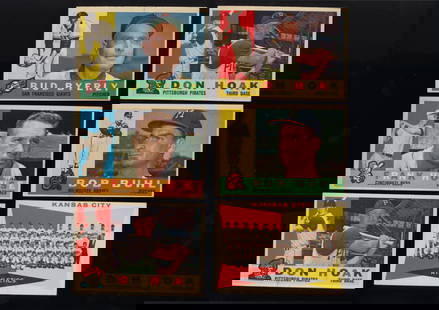 Lot Of 9 Topps Baseball Cards From 1960 Joe Amalfitano, Buddy Gilbert ...