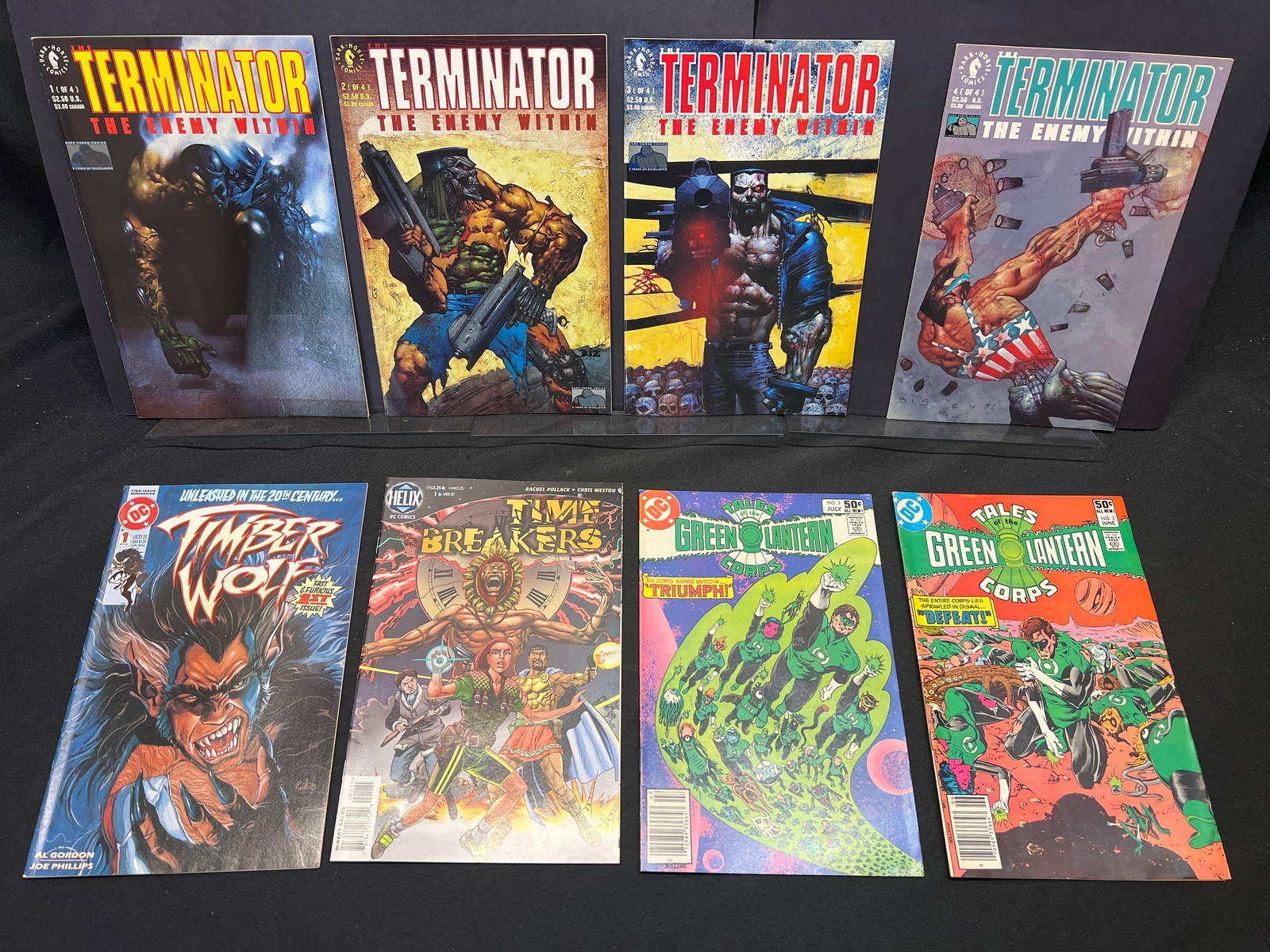 Lot Of Assorted Comic Books, Featuring The Terminator: The Enemy Within ...