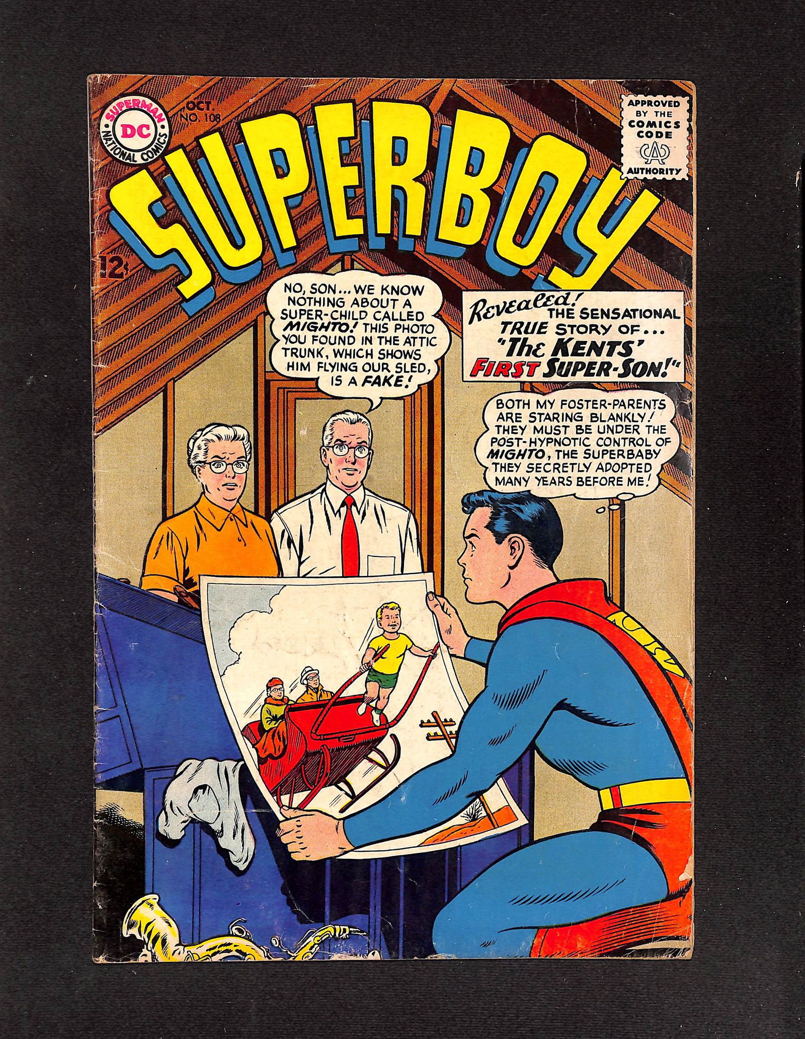Superboy No. 108 4.0 Dc, 1962, Featuring The Story 'the Kents' First ...