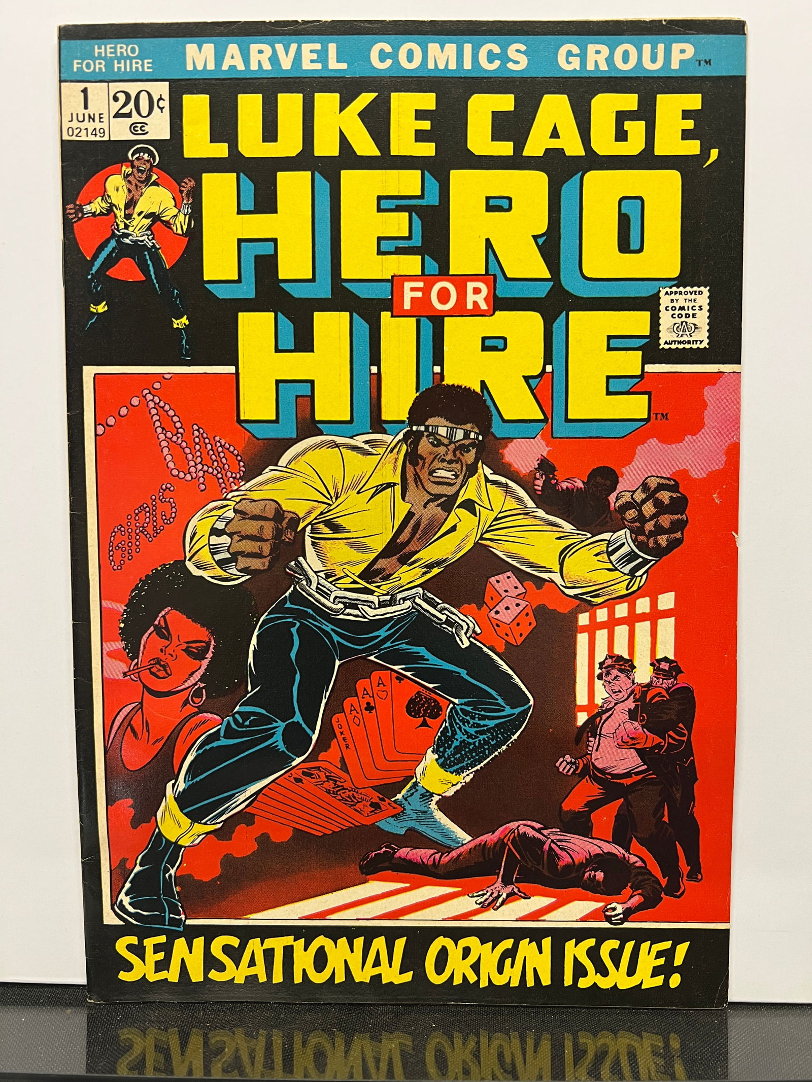 Hero For Hire #1 1972 First Appearance Of Luke Cage, Dr. Noah Burnstein ...