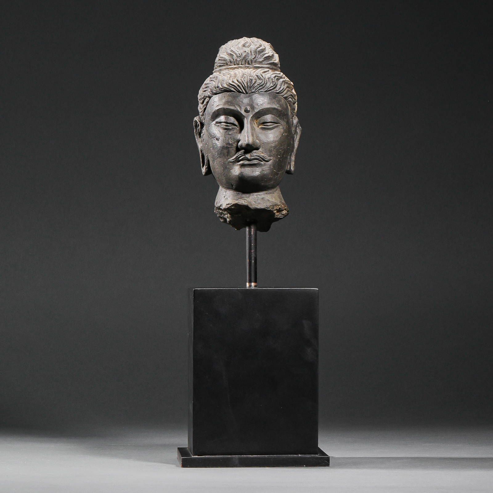 Pre-ming Dynasty Stone Gandhara Buddha Head Auction