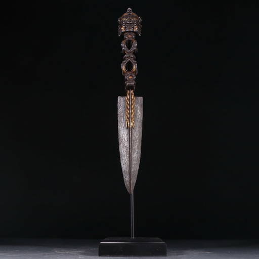 Early Morning Sky Iron Cutting Gold Diamond Pestle