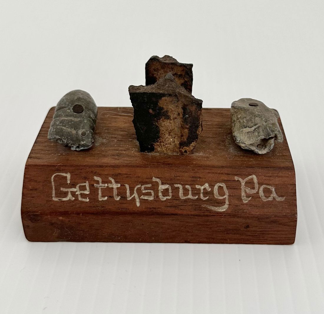 Antique Civil War Gettysburg Battlefield Relics Shrapnel With History ...