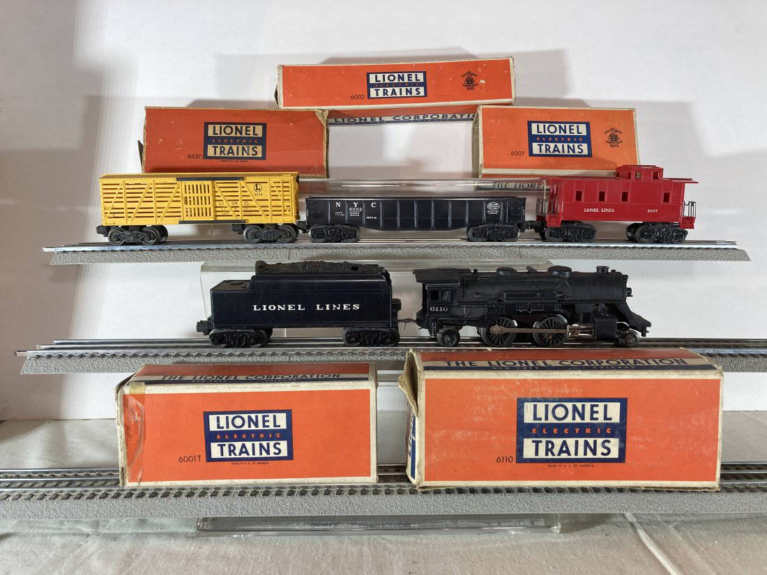 Vintage Lionel Electric Trains 6110 Locomotive Set Auction