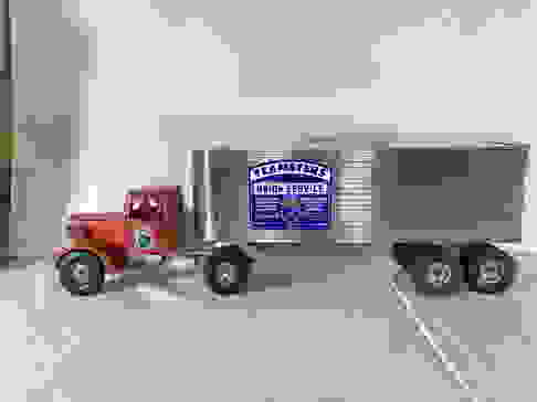 Vintage Smith & Miller Smitty Toys Pressed Steel Teamsters Union ...