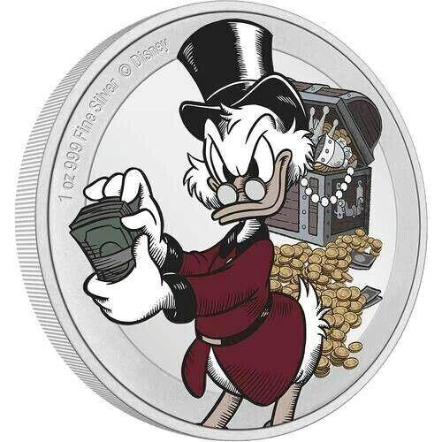 Commemorative Uncle Scrooge Coin Collectible Rare