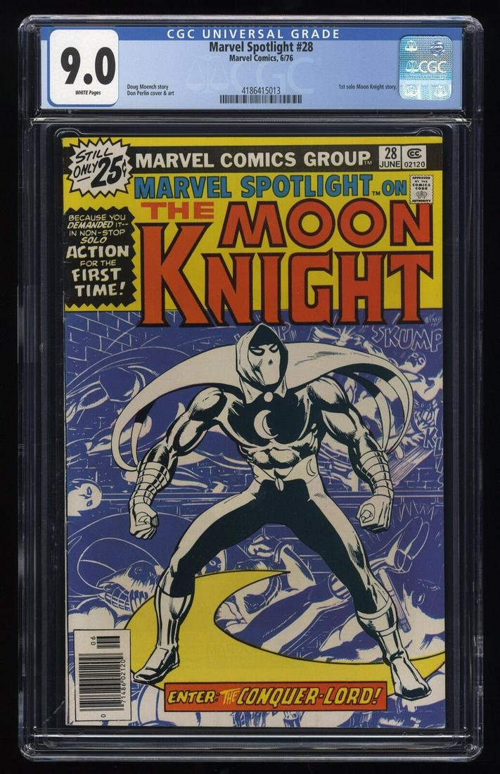 Vintage Collectible Comic Book Moon Knight Marvel