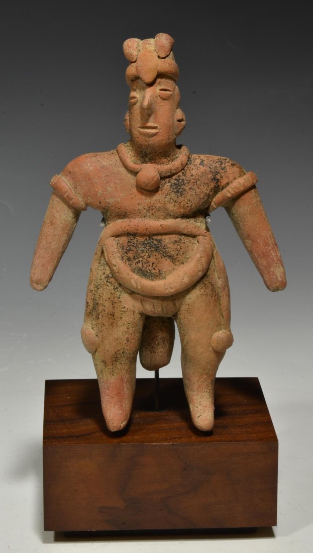 Pre-columbian Colima Pottery Flat Figure Auction