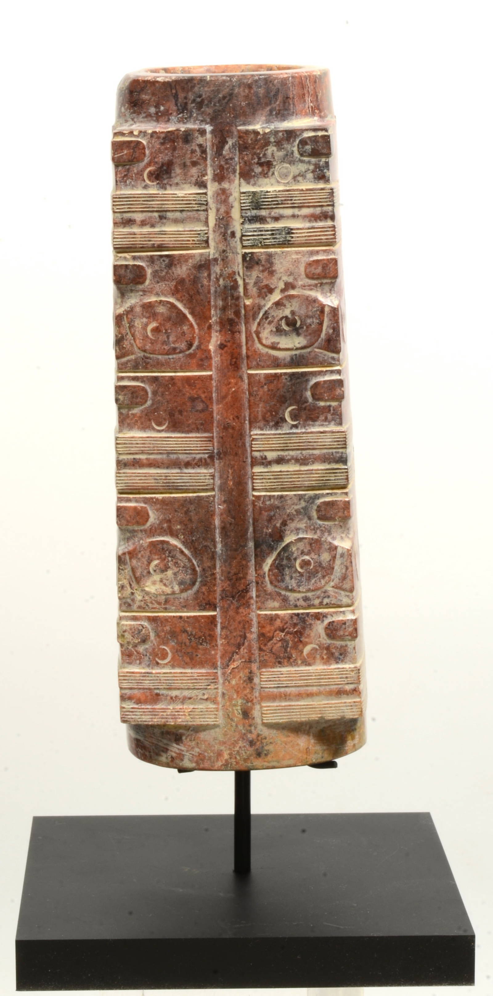 Chinese Neolithic Style Ritual Cong, Liang-zhu Culture Auction