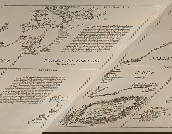 [exploration, Maps] Calvert: The Discovery Of Australia 1893