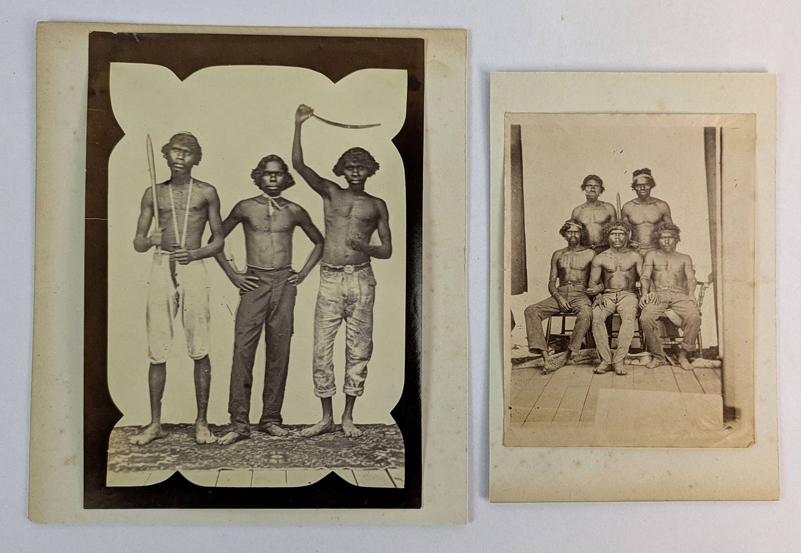 Queensland Aboriginal Albumen Studio Portraits Auction
