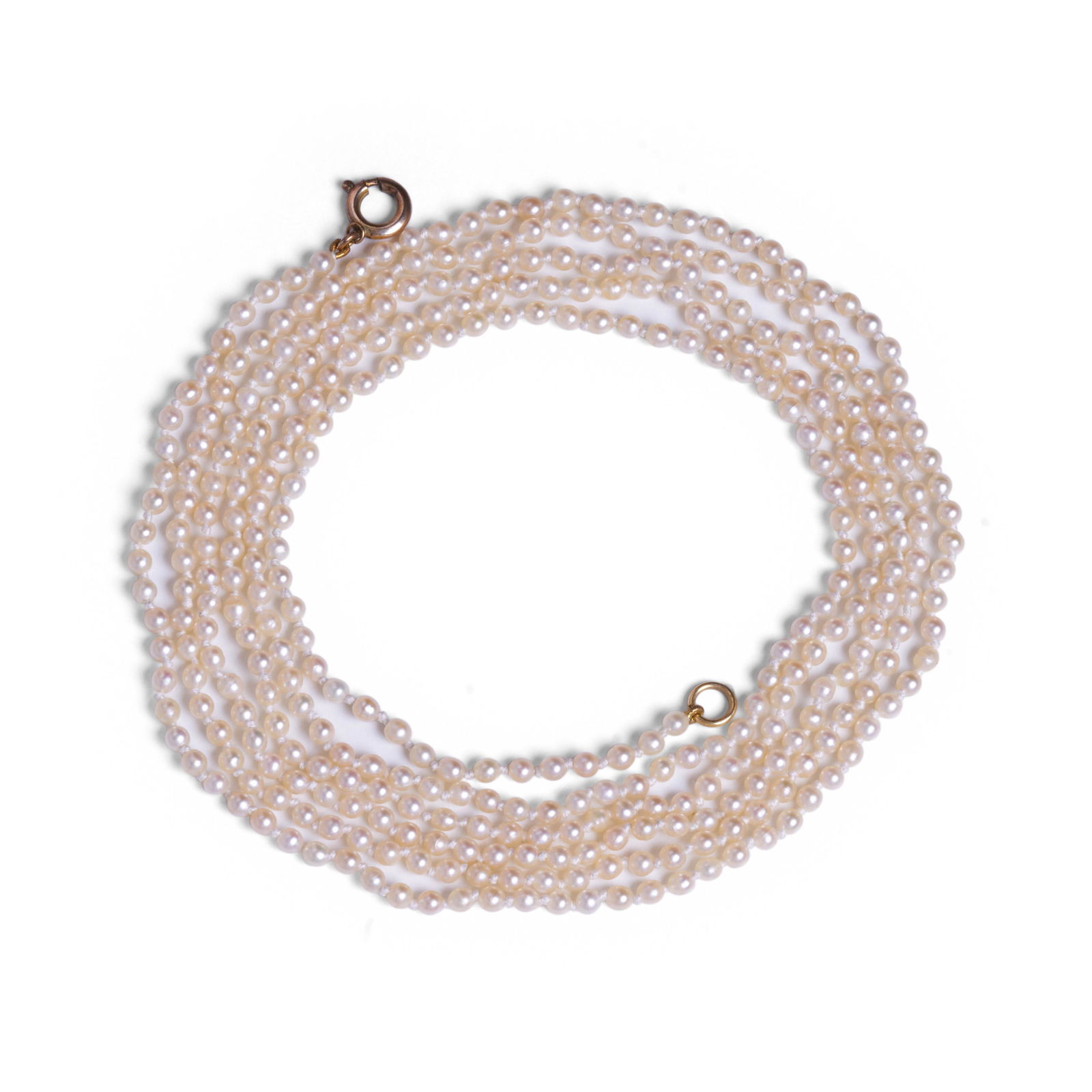 Single Long Strand Pearls.