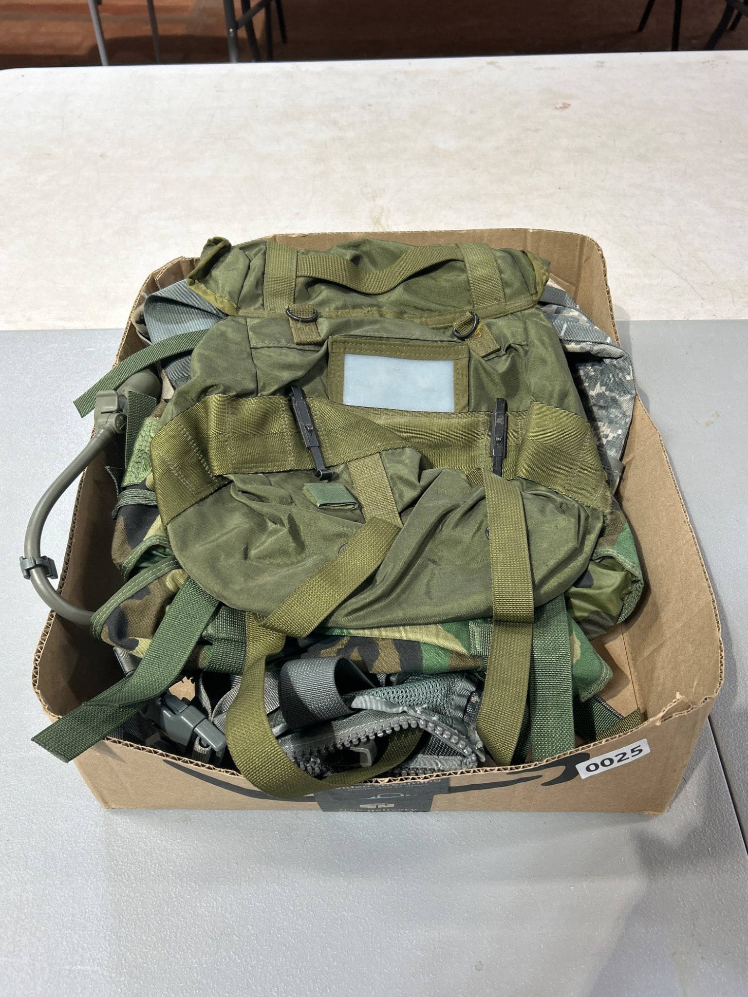 Military Backpacks And Tactical Gear Set Auction