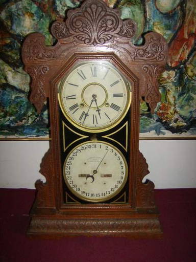 Waterbury Double Dial Perpetual Calendar Clock