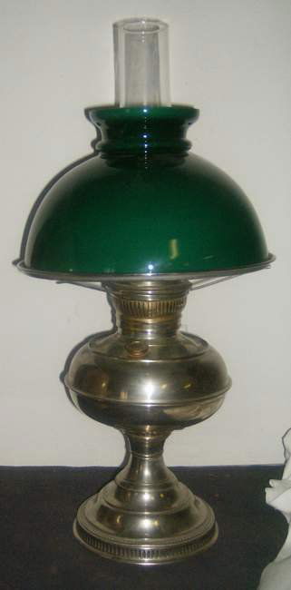 Rayo Lamp With Green Case Glass Shade