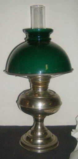 Rayo Lamp With Green Case Glass Shade