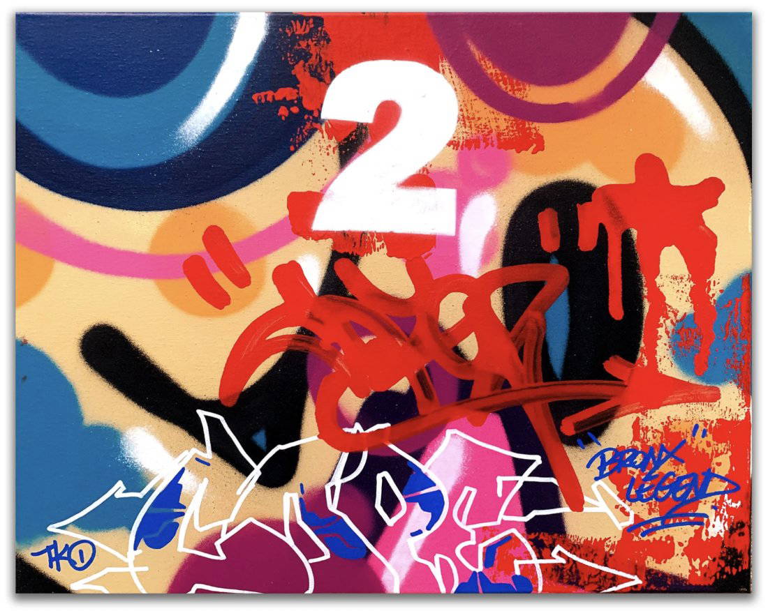 Cope2 "bronx Legend" Painting - Urban Art, Graffiti, Street Art Auction