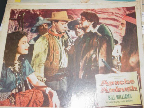 Apache Ambush Lobby Cards Starring Bill William