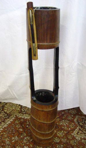 Antique Opium Pipe, Bowl, And Stand