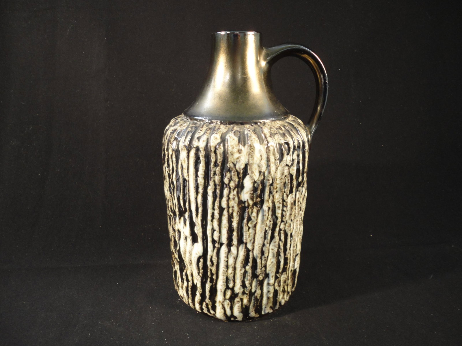 Vintage Ceramano Pottery Syrakus Jug 225 West Germany Mid Century Modern.