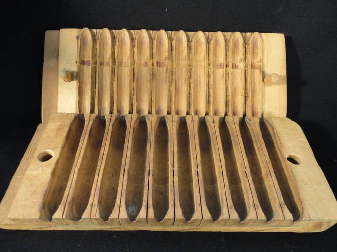 Antique Wooden Cigar Mold Press #23
