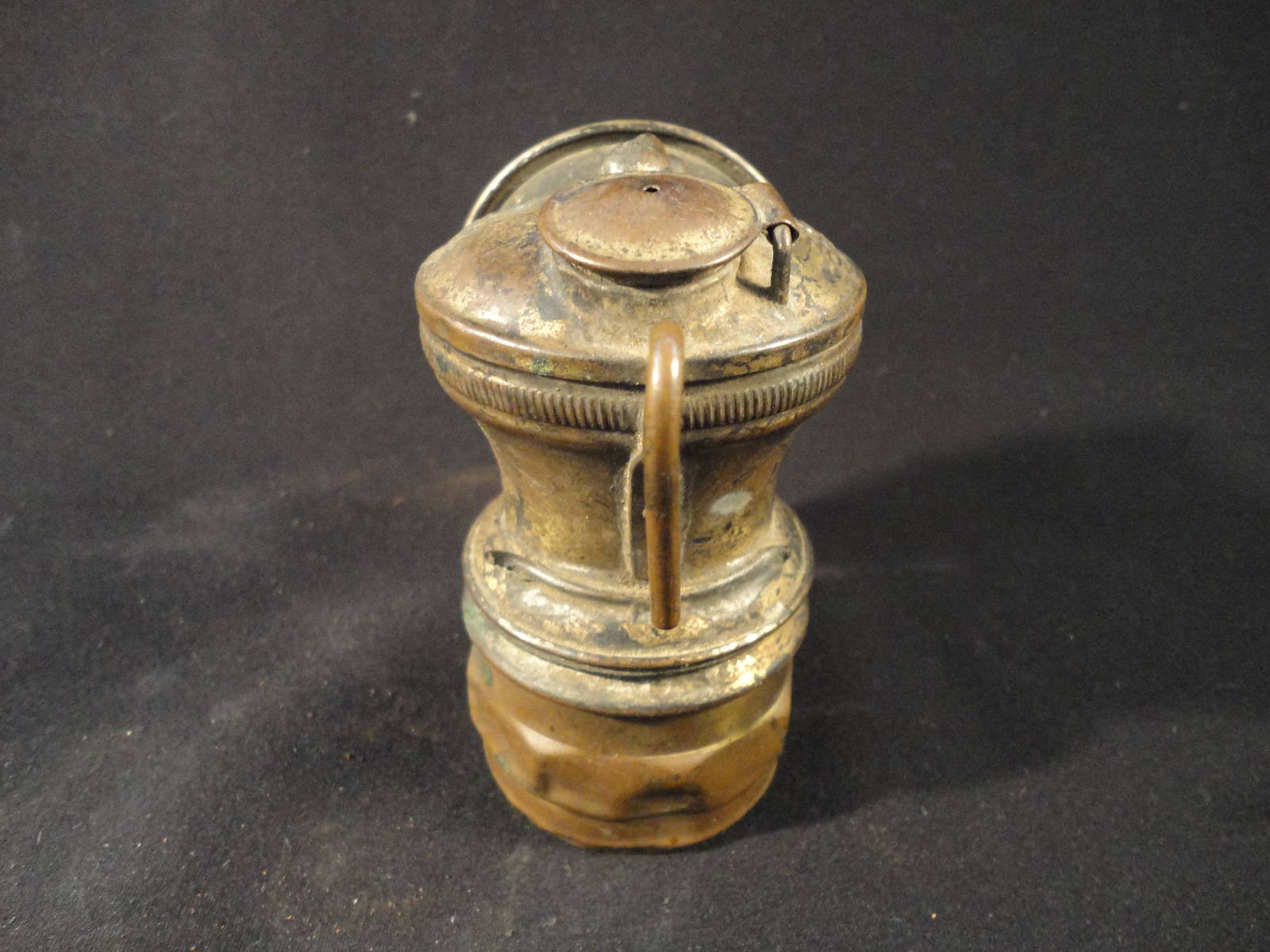 Vintage Us Auto-lite Universal Lamp Co. Coal Miner Brass Carbide ...
