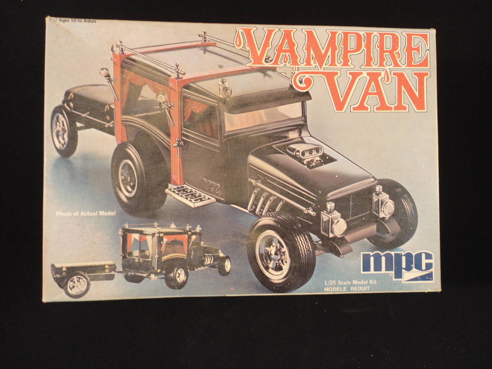 Vintage 1974 Mpc Model Kit - Vampire Van With Coffin Trailer. New In ...