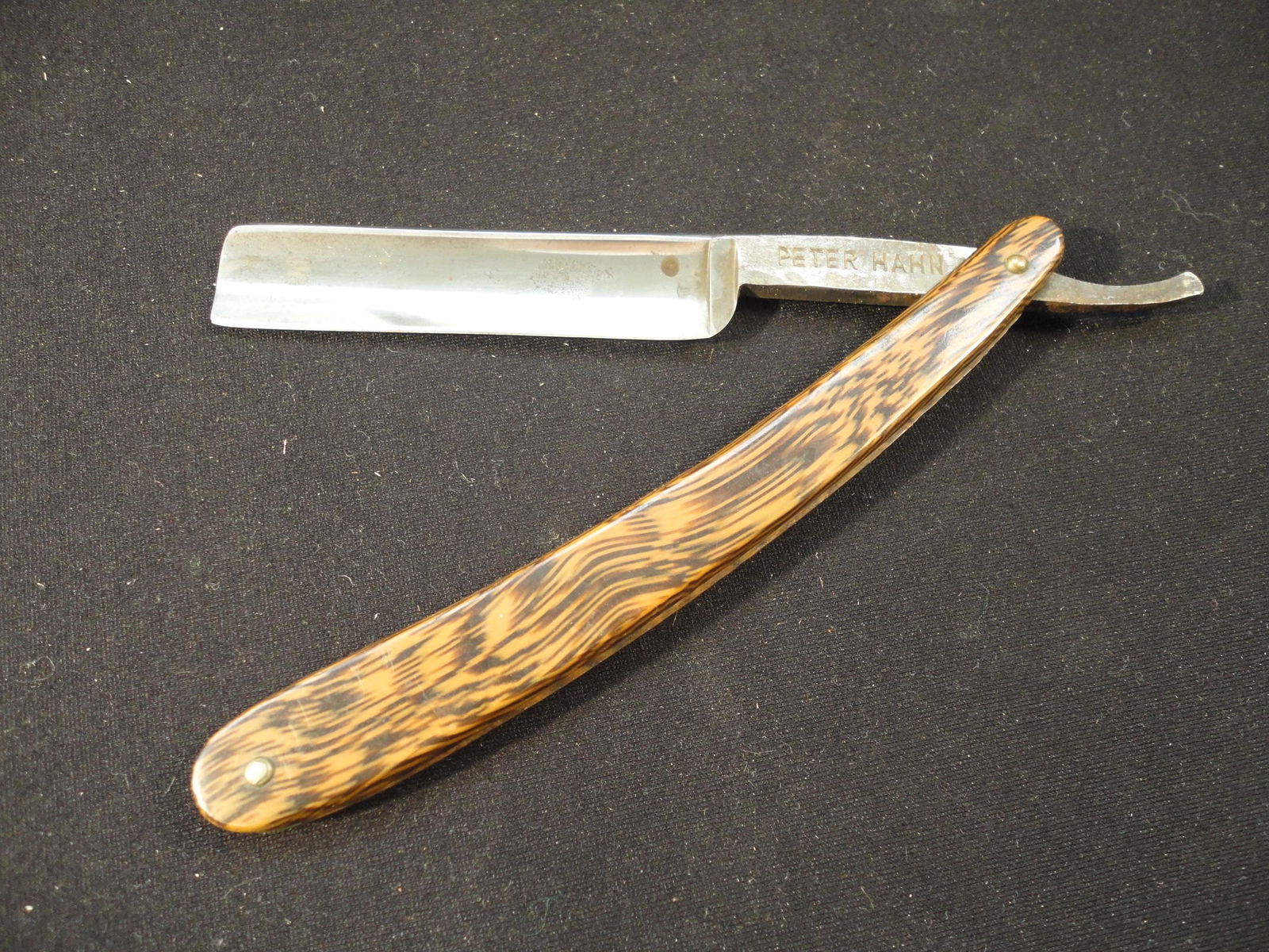 Vintage Peter Hahn S.r. Droescher Solingen Germany Straight Razor