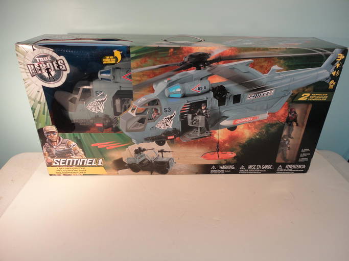 True Heroes Sentinel 1 U 53 Helicopter Nib 1/18 Scale Gi Joe Compatible