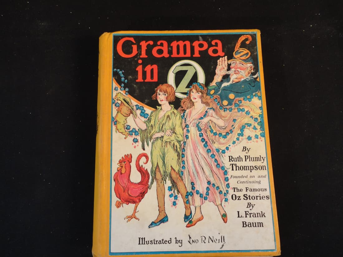 1st Edition 1924 Grampa In Oz By Ruth Plumly Thompson Publ Hc Reilly ...