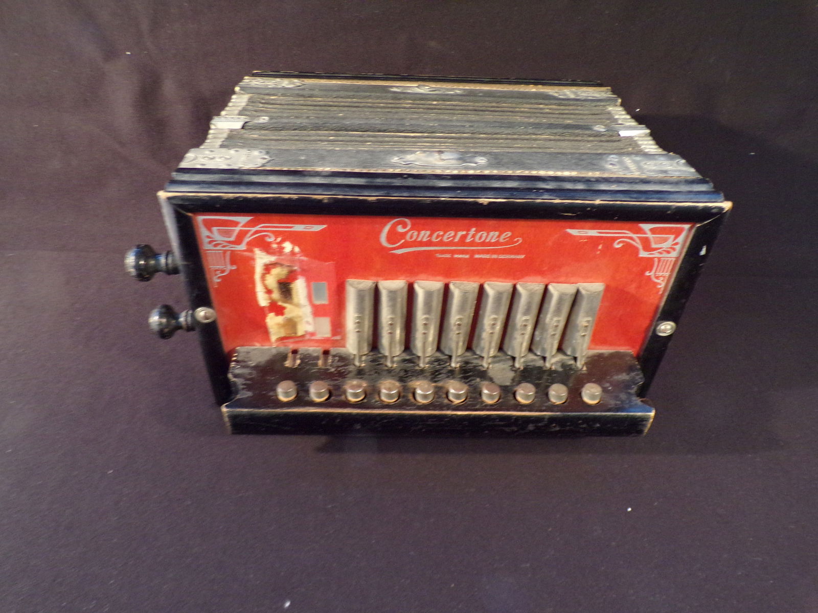 Antique Concertone Accordion Made In Germany Auction
