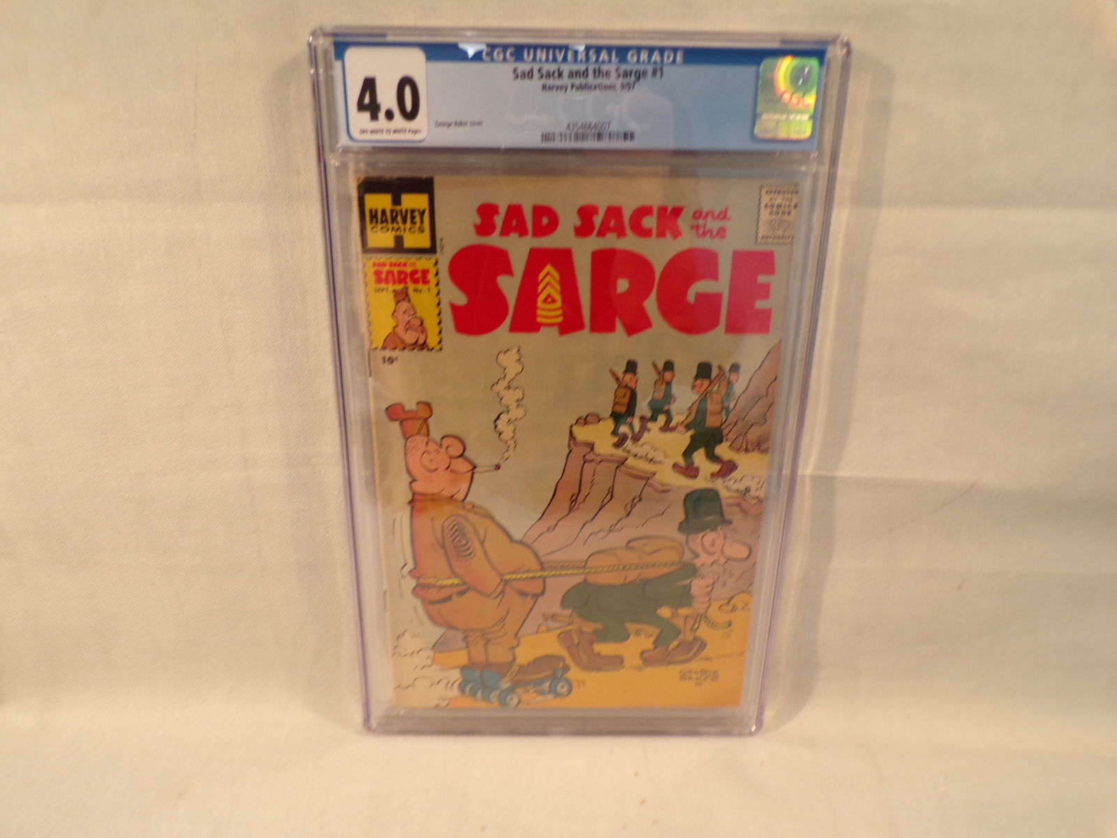 Sad Sack And The Sarge #1 Cgc 4.0 Dc Comics 1957 - 1st Issue. Auction