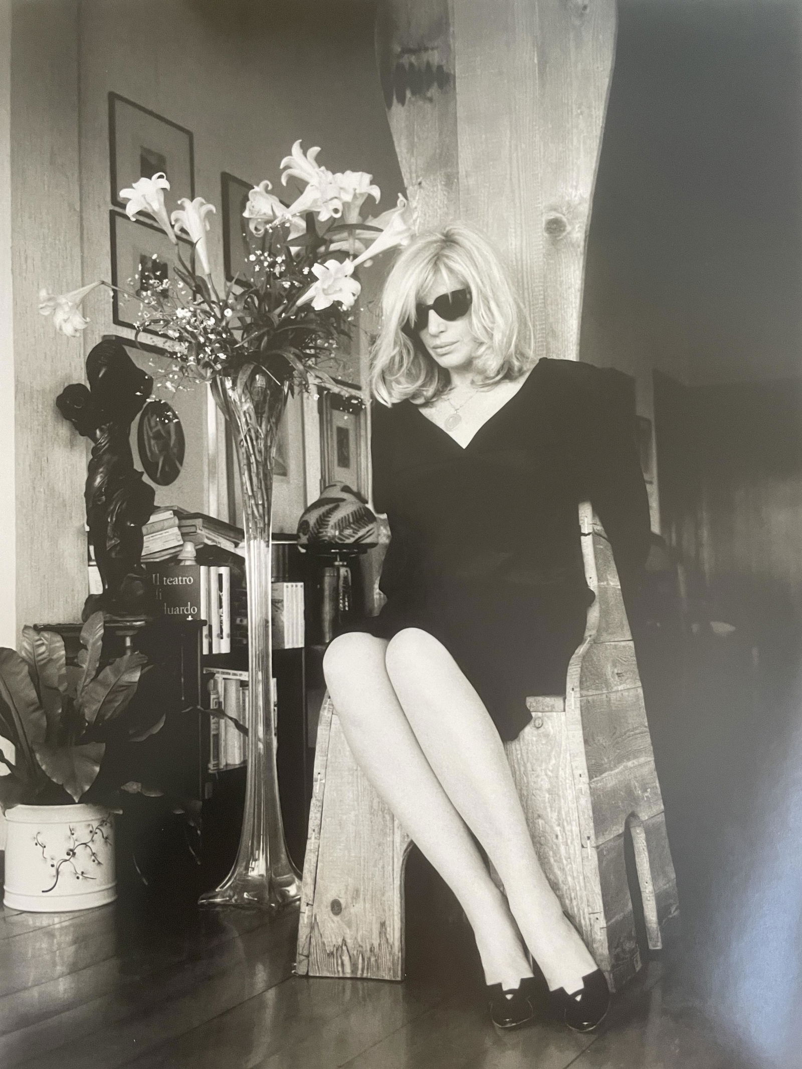 Helmut Newton "monica Vitti, Rome, 1986" Print Auction