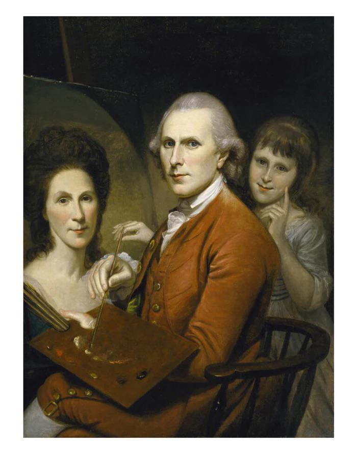 Buy Charles Wilson Peale "rachel And Angelica Peale, Self-portrait ...