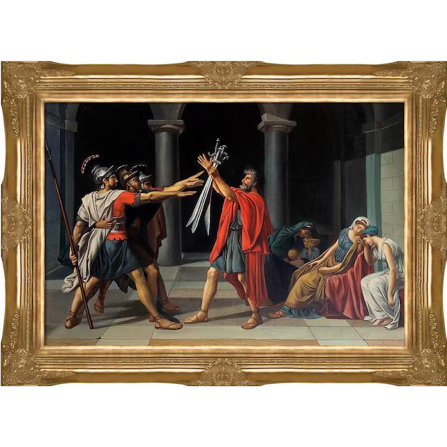 Jacques-louis David "oath Of The Horatii, 1785" Painting Auction