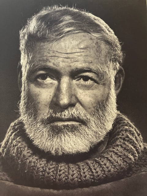 Yousuf Karsh "ernest Hemingway" Print. Auction