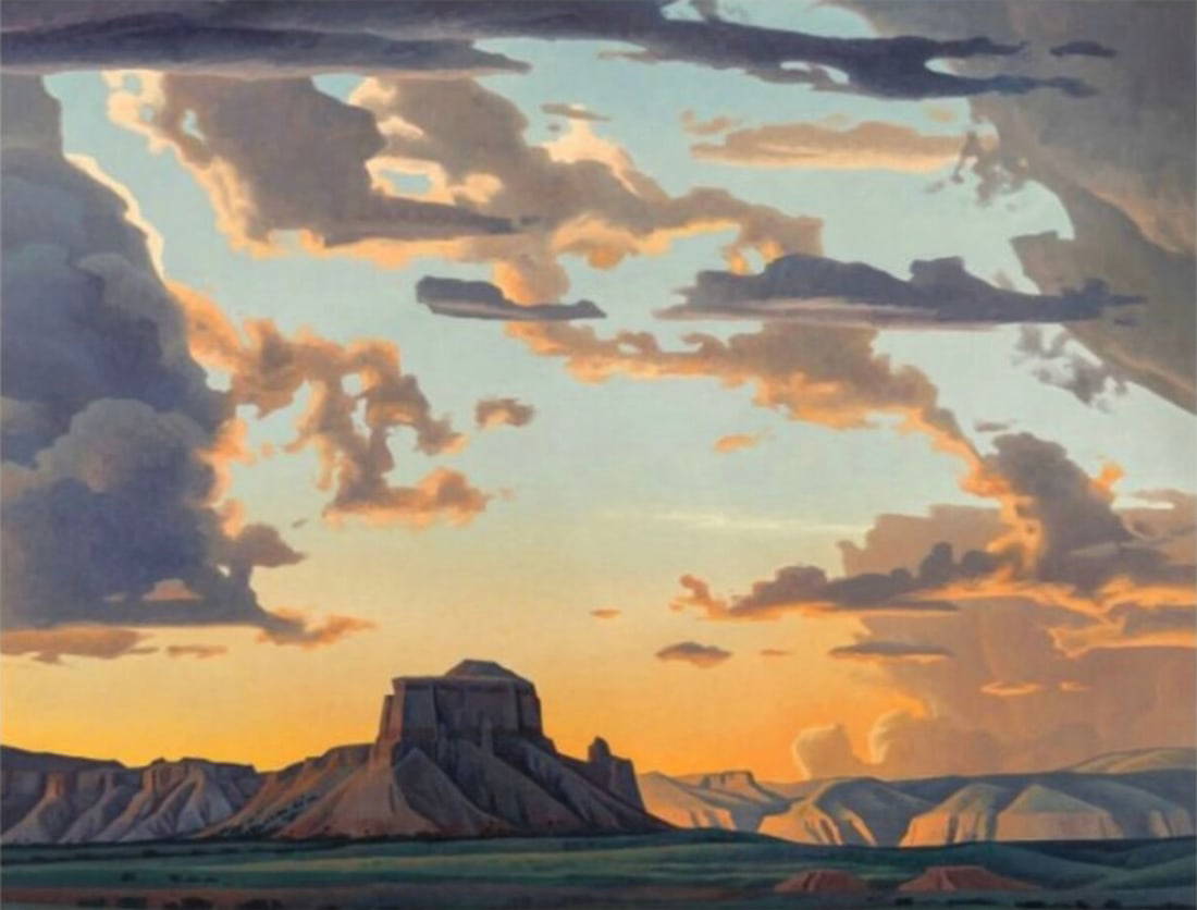 Ed Mell "sunset" Print Auction