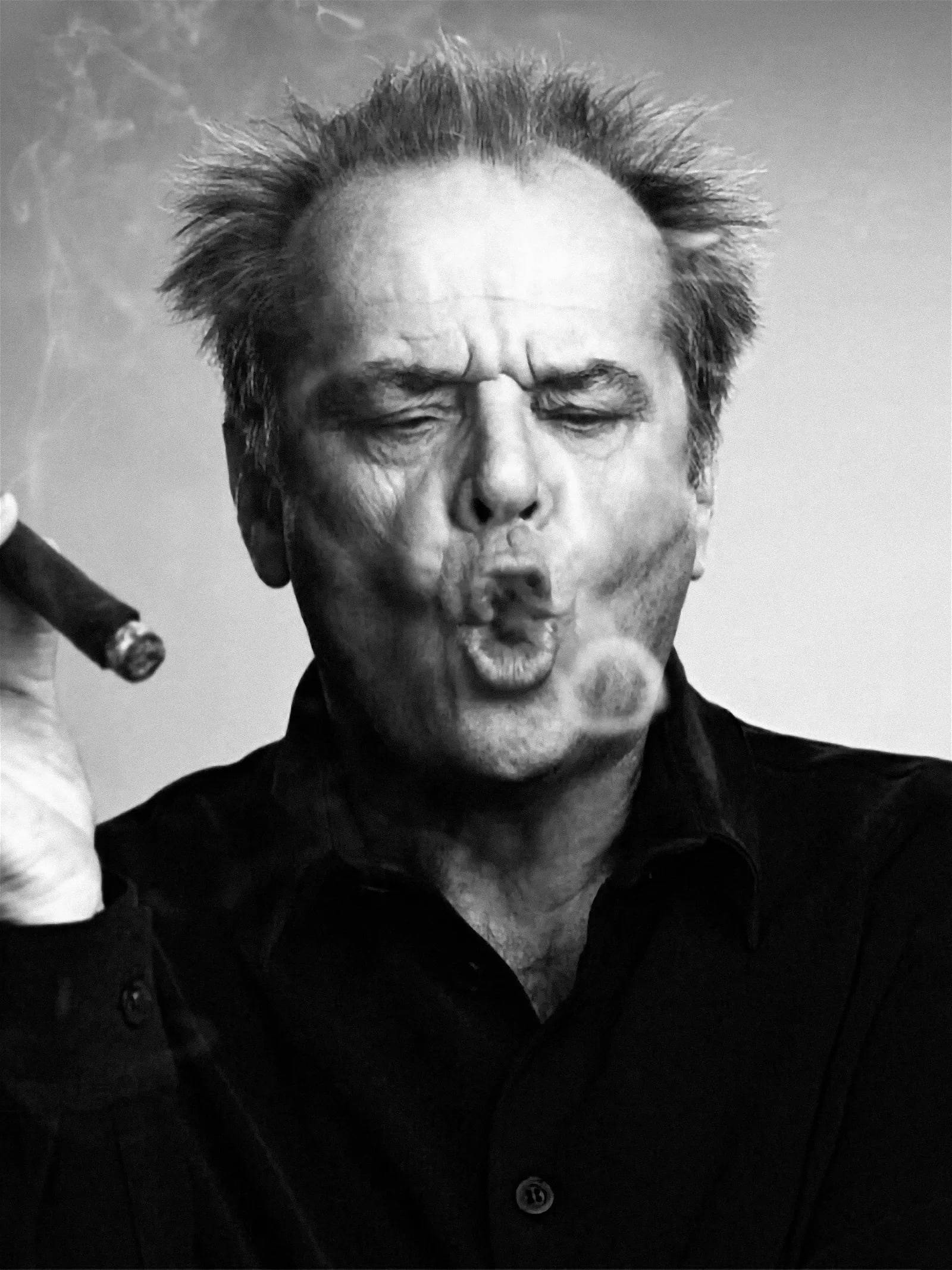 Jack Nicholson "smoking" Print Auction
