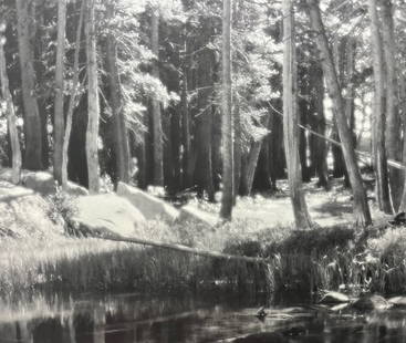 Ansel Adams "clearing Winter Storm " Print. Auction