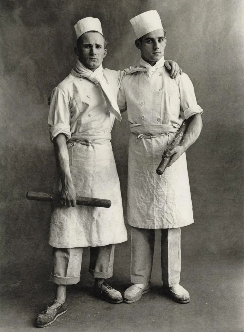 Irving Penn "patissiers (pastry Chefs), Paris, 1950"printr Auction