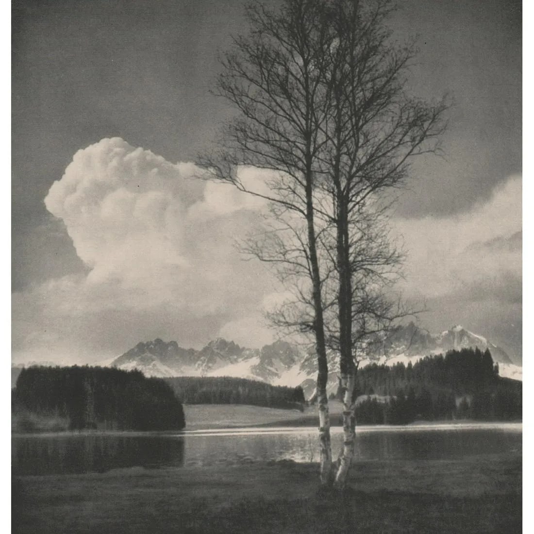 Rudolf Koppitz "schwarzsee, Tirol" Print Auction