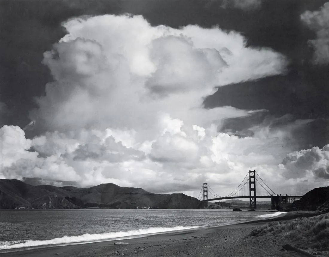 Ansel Adams "golden Gate And Bridge, San Francisco" Print Auction
