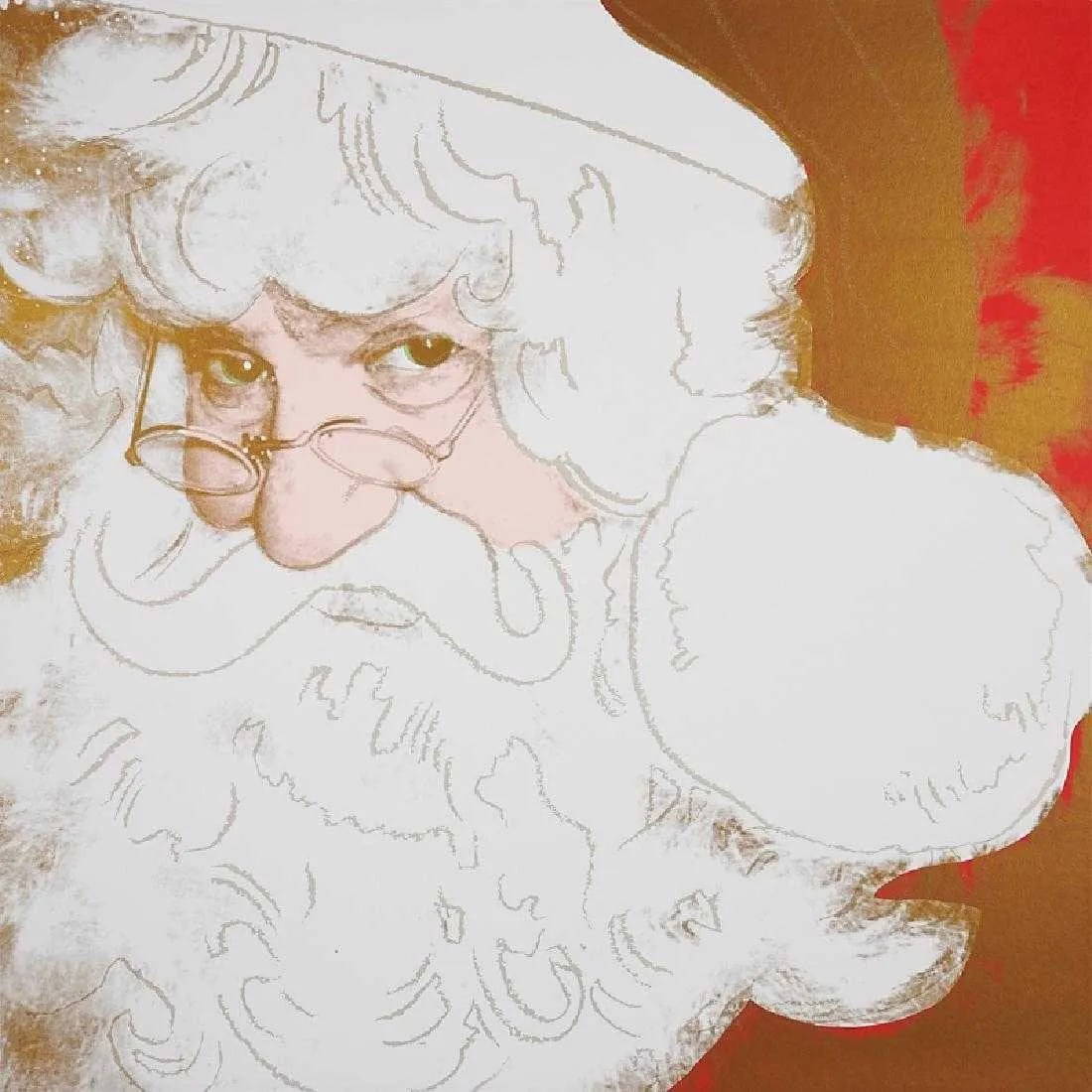 After Andy Warhol"santa Claus Print (wove Paper)" Print Auction