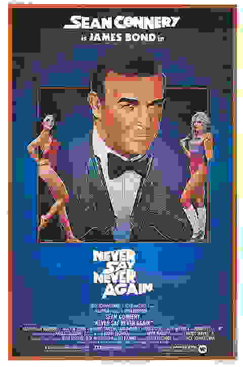 James Bond "never Say Never Again" 1983 Poster Auction